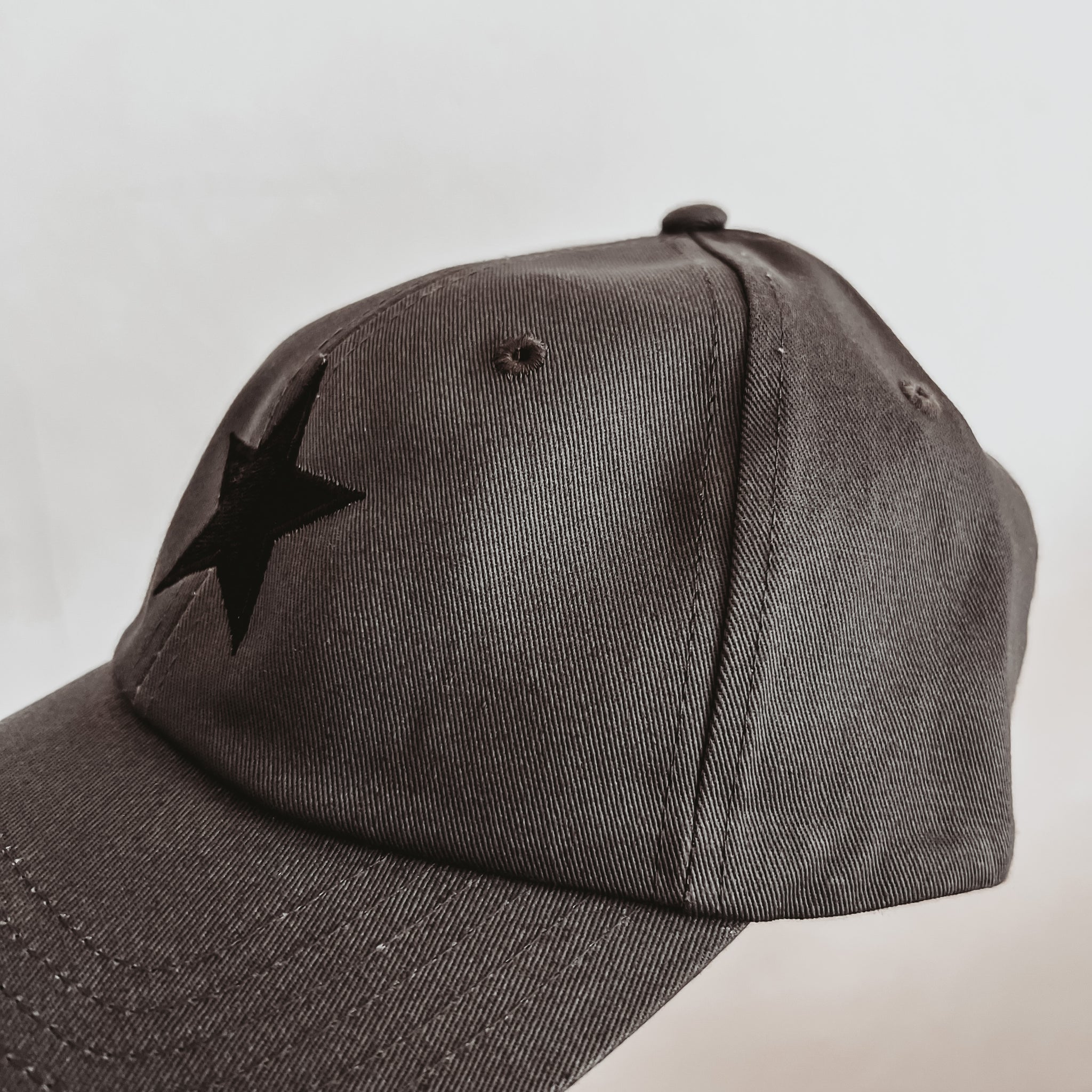 Dark grey STAR baseball cap *NEW* – Lucy Dodwell